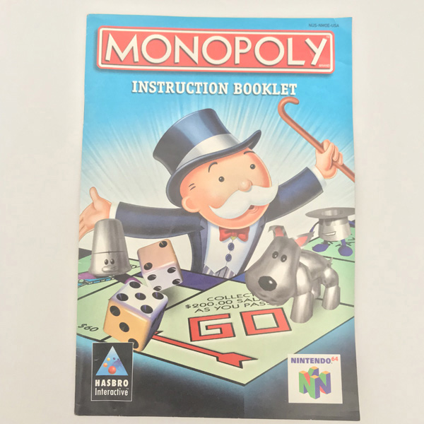 MONOPOLY MANUAL - - PNP Games Online Store