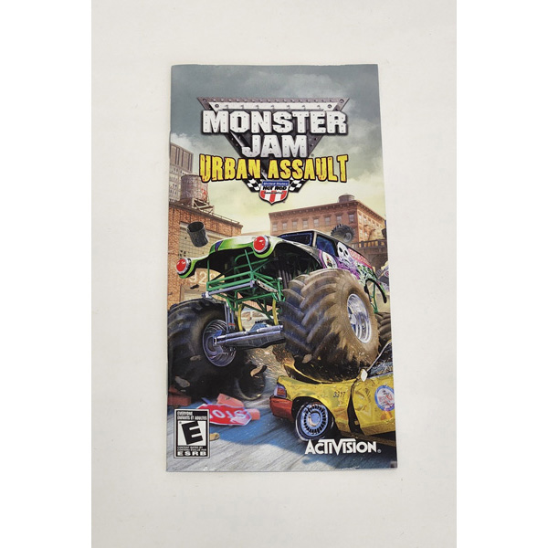 MONSTER JAM URBAN ASSAULT MANUAL - - PNP Games Online Store