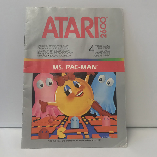 Ms Pac-Man Manual - - PNP Games Online Store
