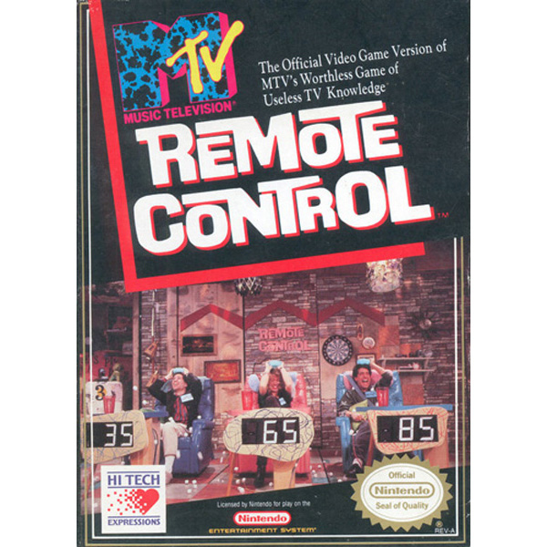 MTV's Remote Control - Nintendo NES - Used - Cart Only - - PNP Games ...