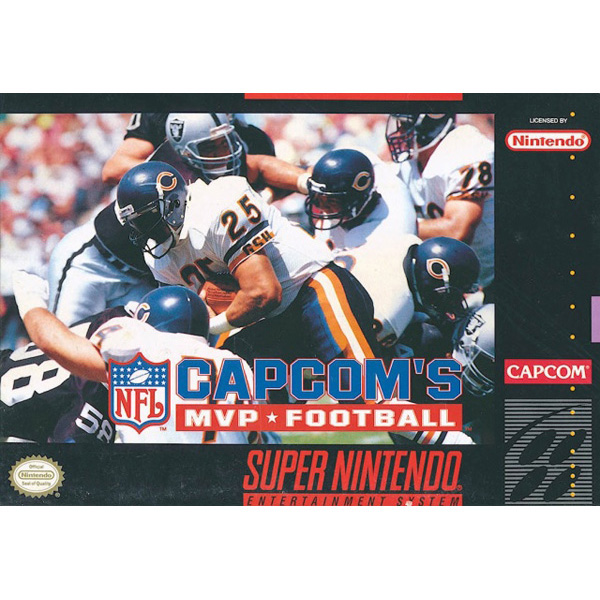 Capcom's MVP Football - Super Nintendo SNES - Used - Cart Only - - PNP ...