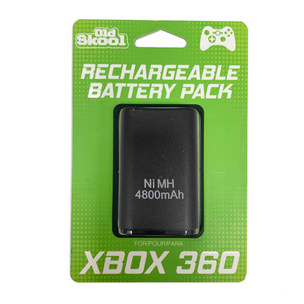 Xbox 360 Black Rechargeable Battery Pack [Oldskool] - - PNP Games ...