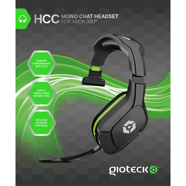 Xbox 360 Hcc Mono Wired Chat Headset [Gioteck] - - PNP Games Online Store
