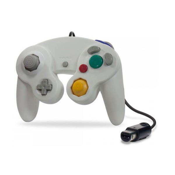 White GameCube/WII Wired Controller [Cirka] - - PNP Games Online Store