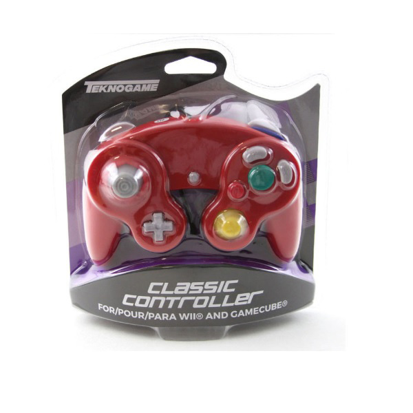 GameCube Red Wired Controller [Teknogame] - - PNP Games Online Store