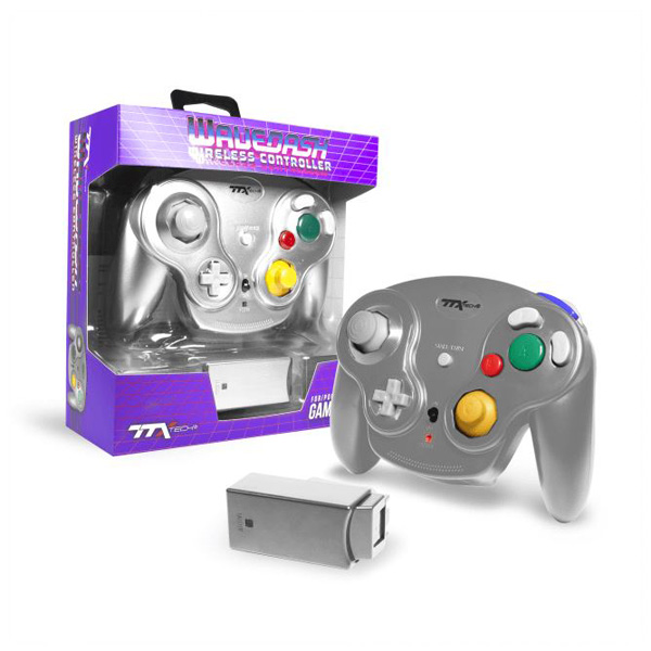 GameCube Silver Wavedash 2.4Ghz Wireless Controller [TTX Tech] - - PNP ...