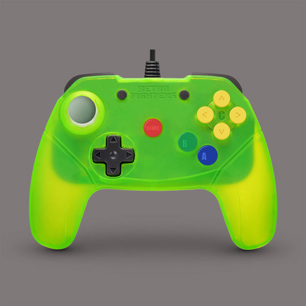 Extreme Green Brawler 64 Wired Gamepad N64 Controller - - PNP Games ...