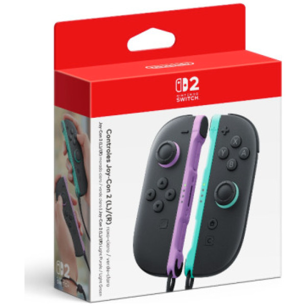 Nintendo Switch 2 Light Purple Light Green Joy Con 2 Controller 2 Pack ...