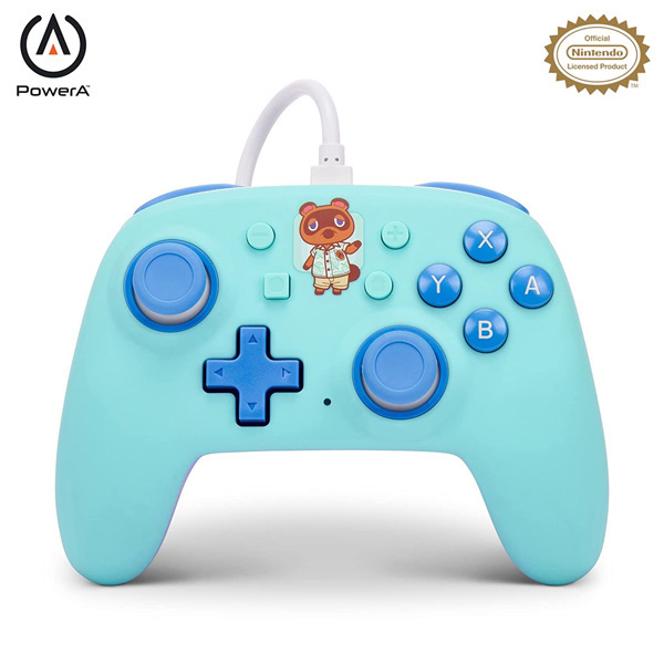 Animal Crossing Hello Tom Nook Nano Wired Nintendo Switch Controller ...