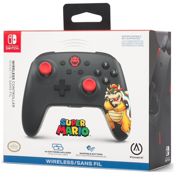 Super Mario: King Bowser Wireless Nintendo Switch Controller - - PNP ...