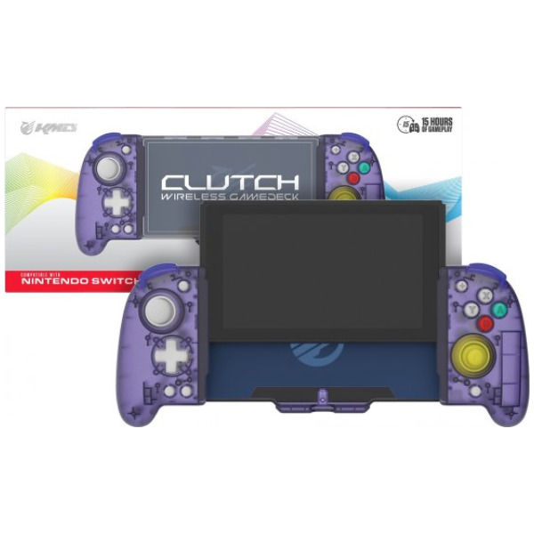 Atomic Purple Clutch Wireless Gamedeck for NSwitch - - PNP Games Online ...