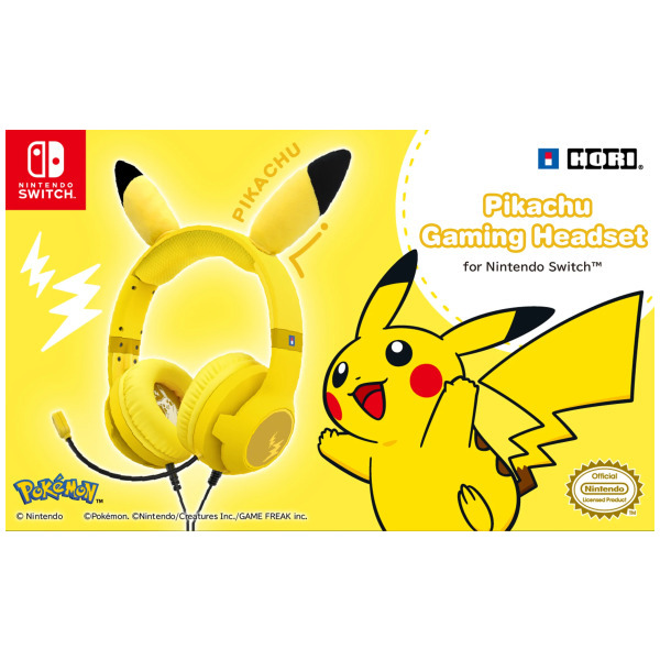 Pokemon Pikachu Ears Wired Gaming Headset for Nintendo Switch - - PNP ...