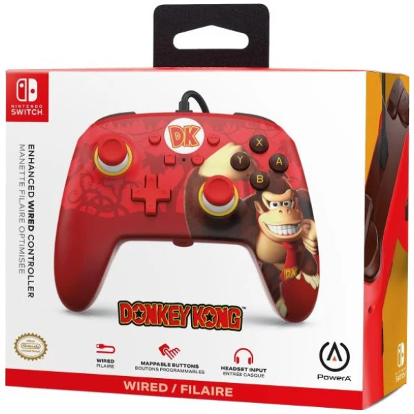 Donkey Kong Flex Enhanced Wired Controller for Nintendo Switch - - PNP ...
