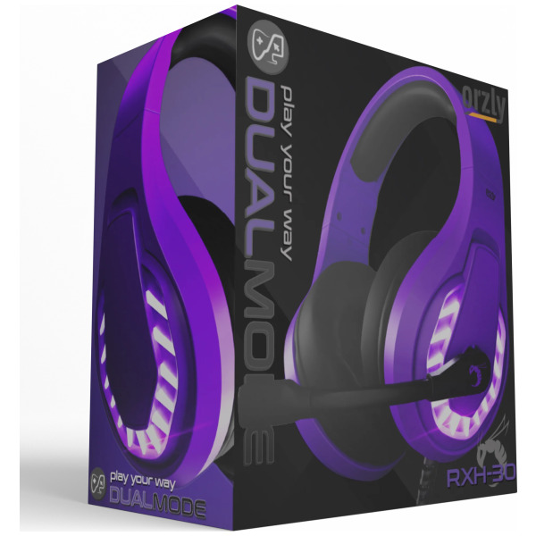 RXH-30 Merelani Purple Universal Stereo Gaming Headset With LED Lights ...