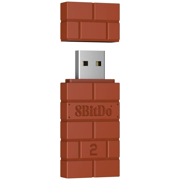 Brown Brick USB Wireless Controller Adapter 2 (PS3/4/5, Xbox X/S/One ...