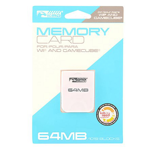 Wii/GameCube 64MB 1019 Block Memory Card [KMD] - CLEARANCE OPEN BOX ...