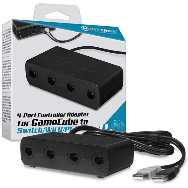 4 Port GameCube Controller to Wii-U Adapter (Bulk Pkg) for Smash ...