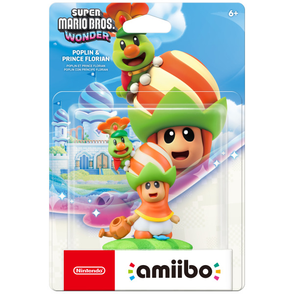 Poplin and Prince Florian - Super Mario Bros Wonder Series - amiibo ...