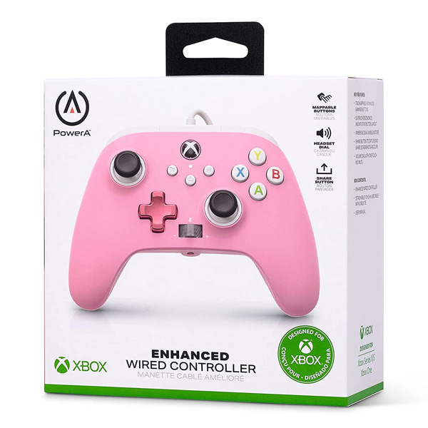 Xbox Series X/S Pink Enhanced Wired Controller - - PNP Games Online Store