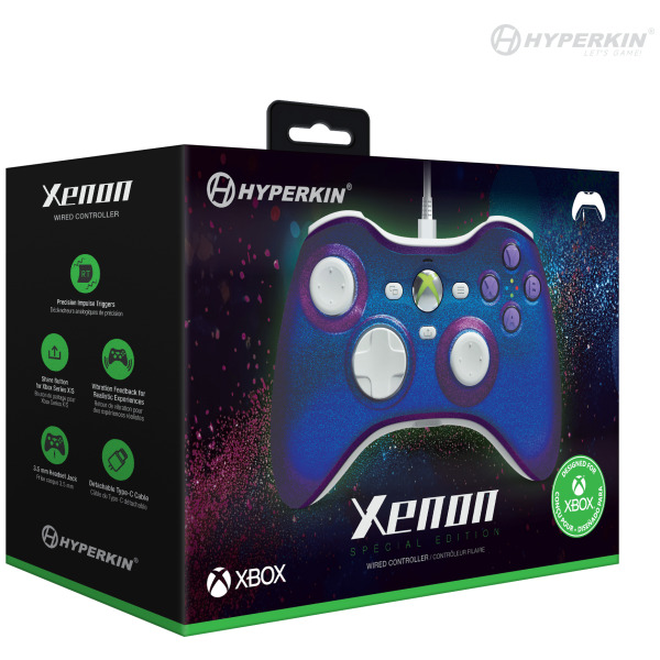 Twilight Galaxy Xenon Wired Controller for Xbox Series X/S, Xbox One ...