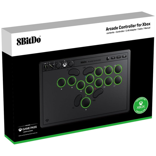 Black Arcade All-Button Controller for Xbox X/S/One/PC - - PNP Games ...