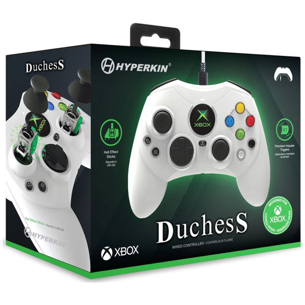 Hyperkin DuchesS White Wired Xbox Ser X/S/Xbox One/PC Controller ...