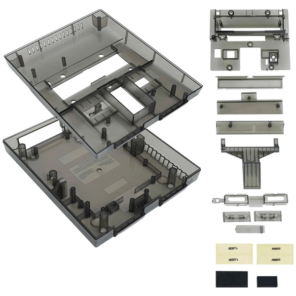Smoke Gray Custom Colour System Shell Replacement for SNES - - PNP ...