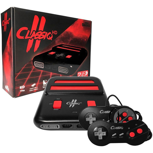 Classiq 2 HD Black & Red NES & SNES Ntsc/Pal System [Old Skool] - - PNP ...