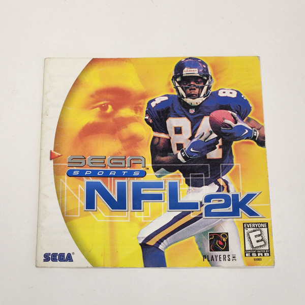 NFL 2K Manual - - PNP Games Online Store