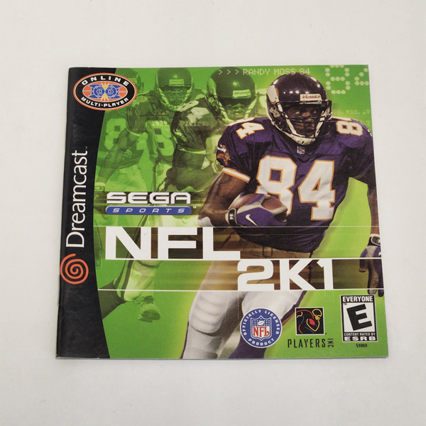 NFL 2K1 Manual - - PNP Games Online Store