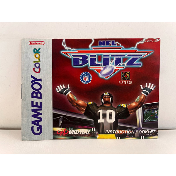 NFL Blitz Manual - - PNP Games Online Store