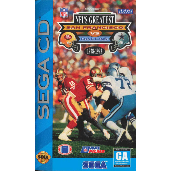 NFL Greatest Teams Sf Vs Dallas - Sega CD - Used - Disc Only - - PNP ...