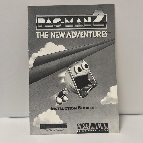 Pac-Man 2 the New Adventures Manual - - PNP Games Online Store