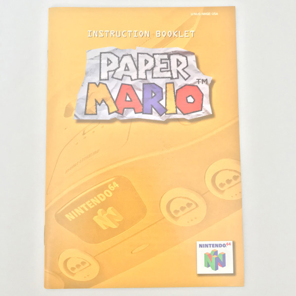 Paper Mario Manual - - PNP Games Online Store