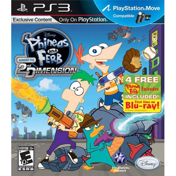 Phineas and Ferb Across 2nd Dimens (MC) - PlayStation 3 PS3 - Used ...