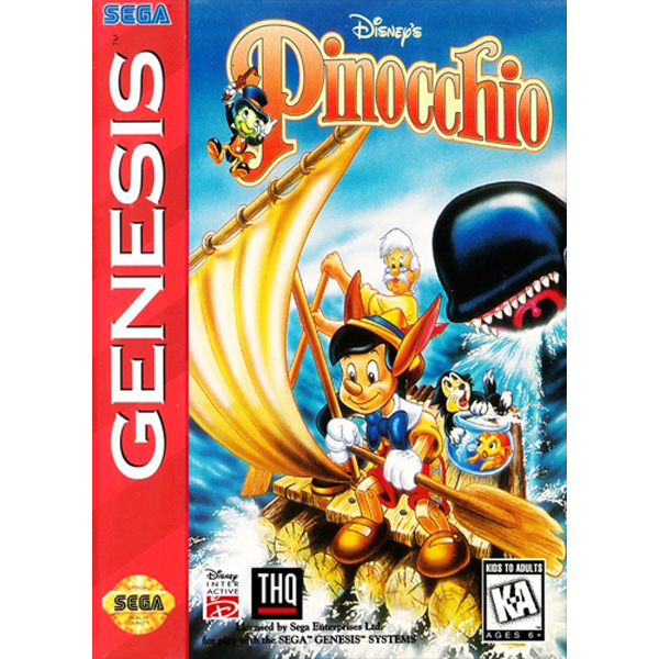 Pinocchio - Genesis - Used - Cart Only - - PNP Games Online Store