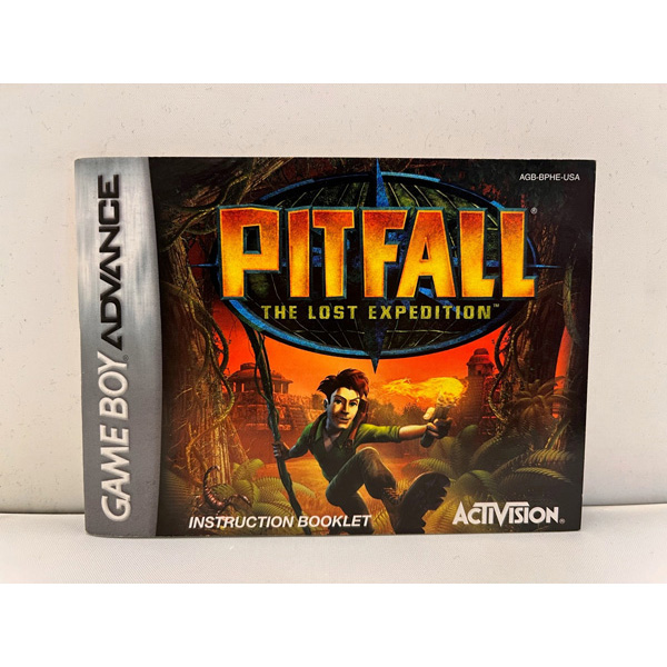 PITFALL LOST EXPEDITION MANUAL - - PNP Games Online Store