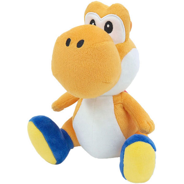 Super Mario Bros All Star Collection Orange Yoshi 8" Plush Toy [Little ...