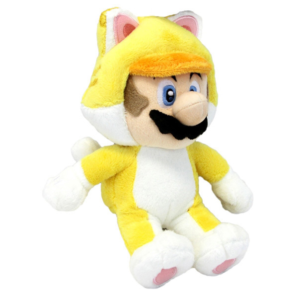Super Mario Bros Series Cat Mario 9" Plush Toy [Little Buddy] - - PNP ...