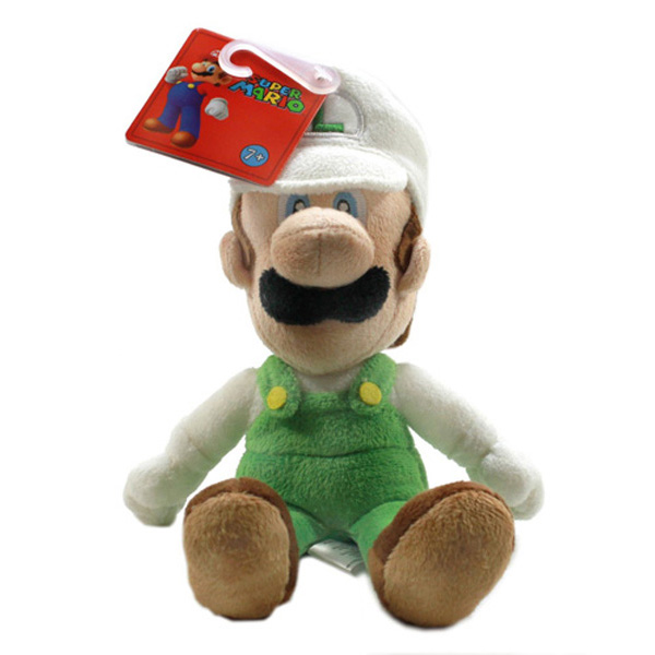 Super Mario Bros Series Fire Luigi 9" Plush Toy [Little Buddy] - - PNP ...
