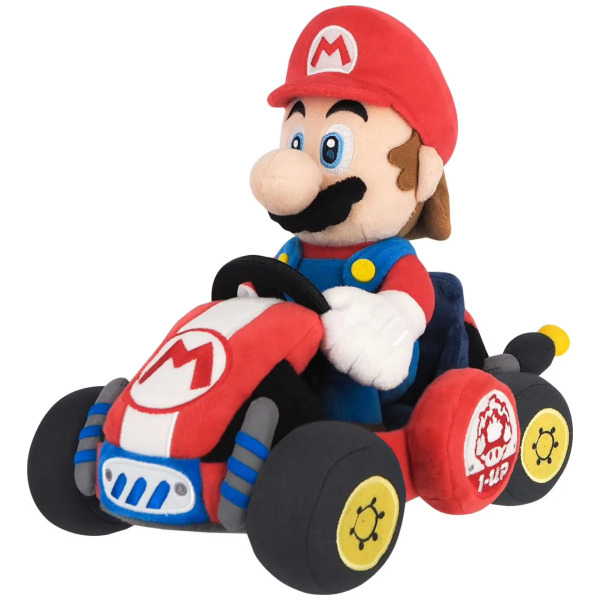 Mario Kart World Mario in Kart 9" Plush - - PNP Games Online Store