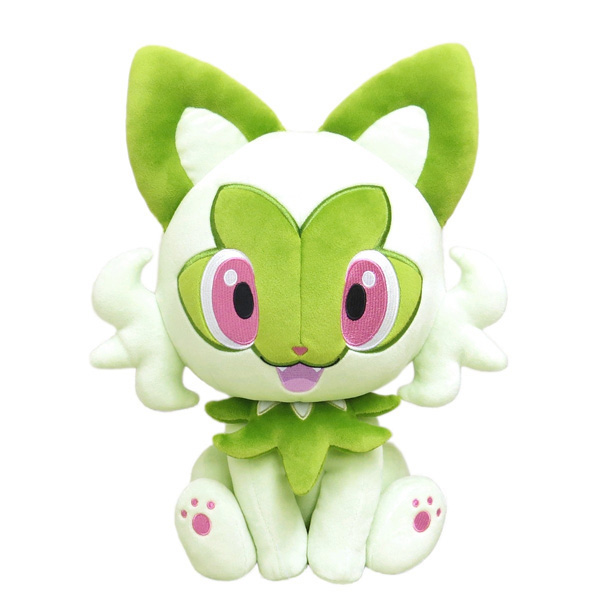 Pokemon Potehagu Sprigatito Sitting 14" Cushion Plush 15" - - PNP Games ...