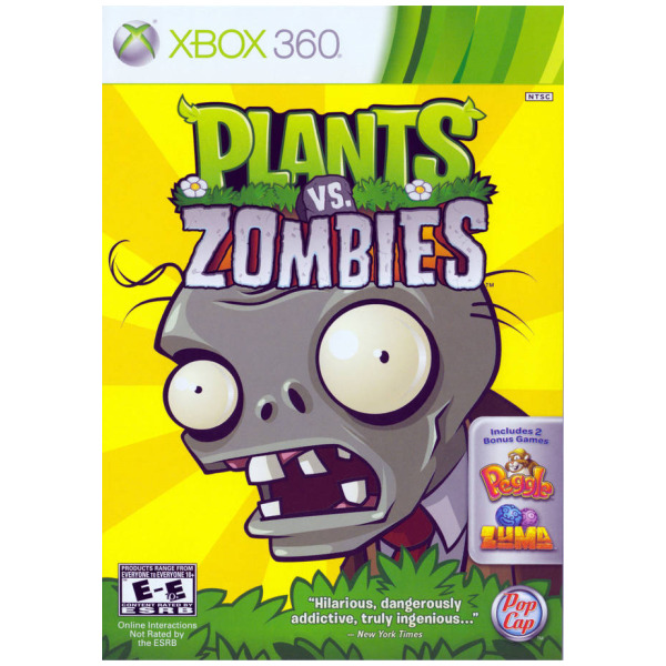 Plants Vs Zombies - Xbox 360 - Used - Disc Only - - PNP Games Online Store