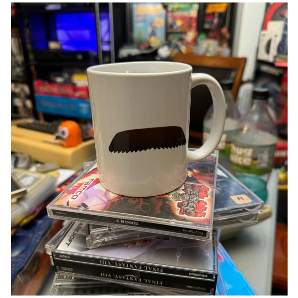 PNP Games Moustache Mug Merch - PNP Games Online Store