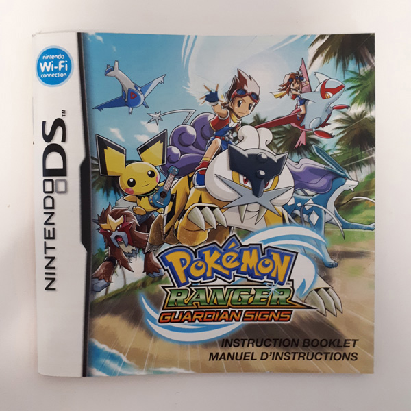 Pokemon Ranger Guardian Signs Manual - - PNP Games Online Store