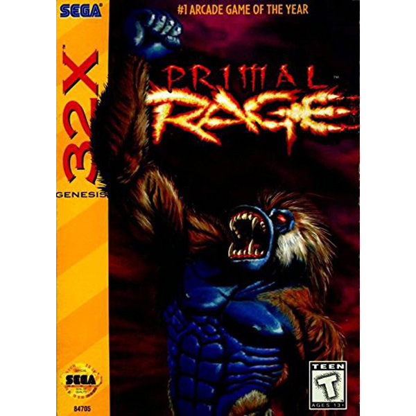 Primal Rage - Sega 32X - Used - Cart Only - - PNP Games Online Store
