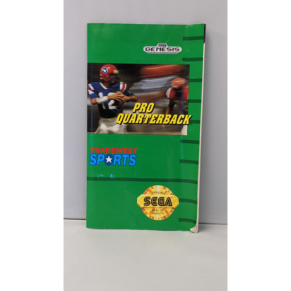 Pro Quarterback Manual Only - - PNP Games Online Store