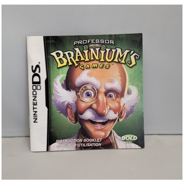 Professor Brainiums Games Manual Only - - PNP Games Online Store