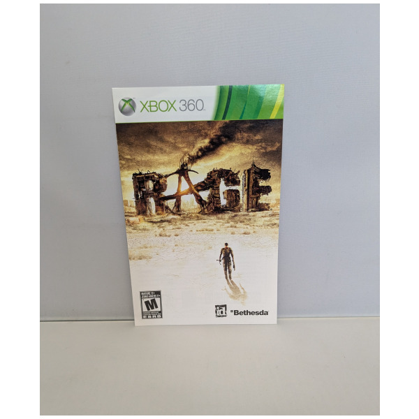 Rage Manual Only - PNP Games Online Store