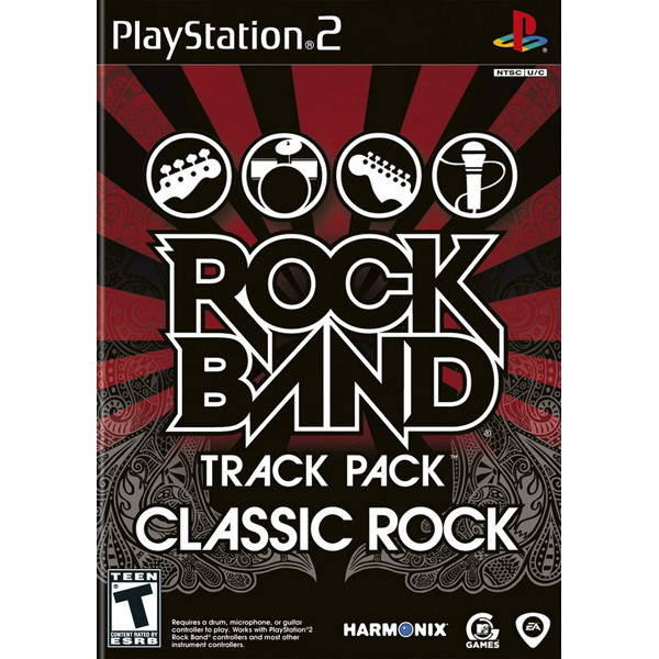 Rock Band Track Pack Classic Rock - PlayStation 2 PS2 - Used - Disc ...